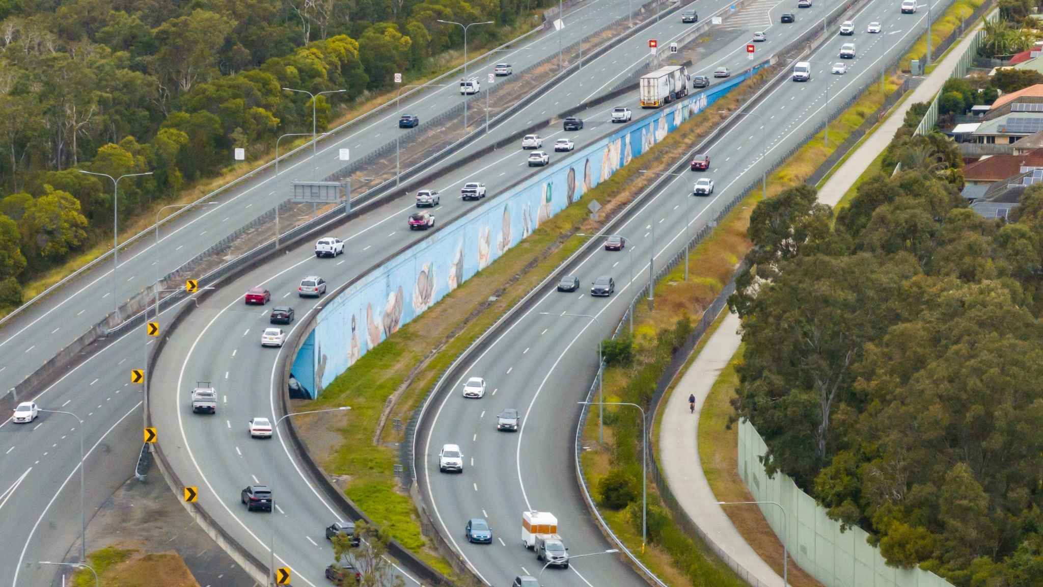 New look for major motorway “curve”