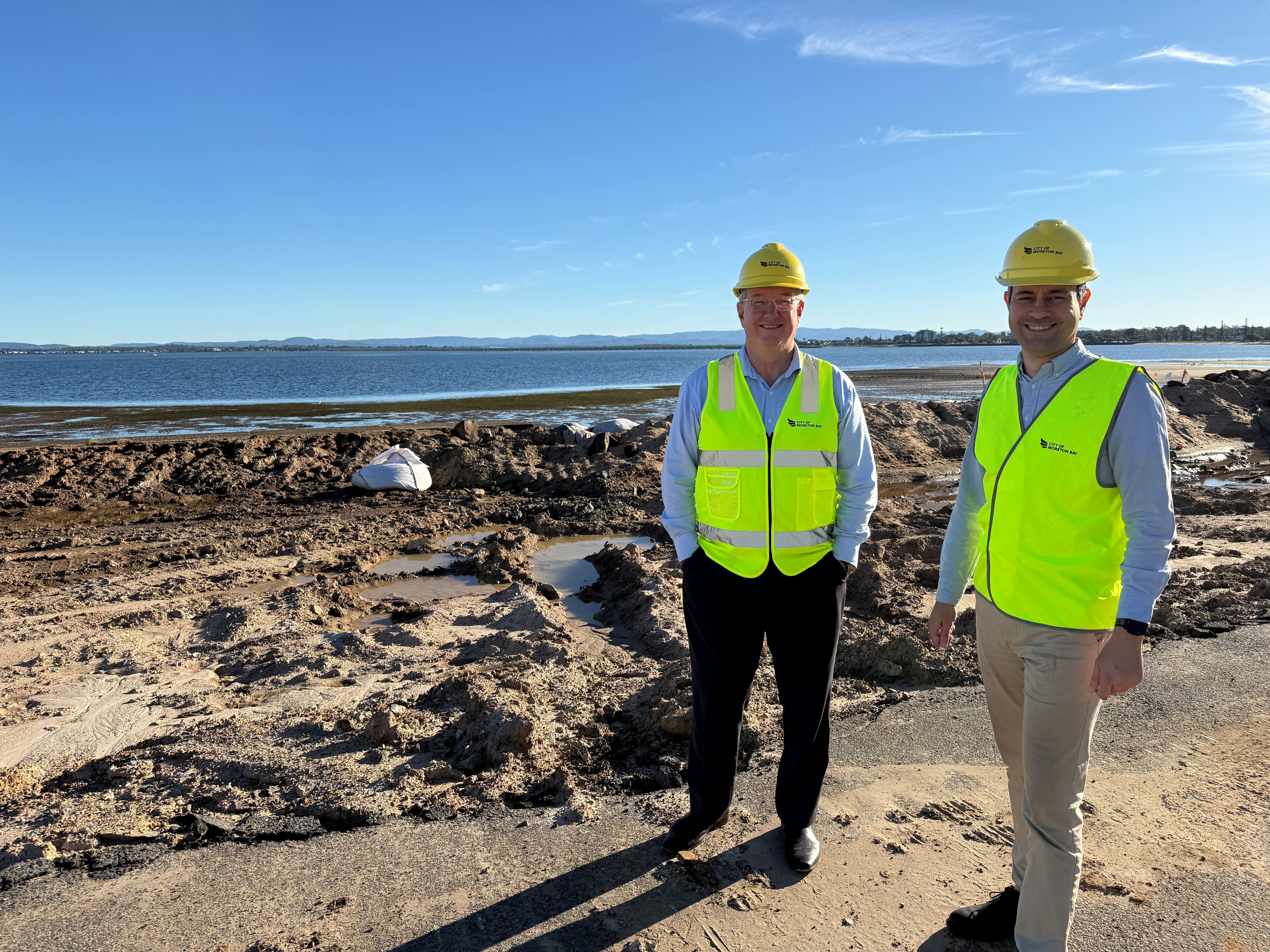 Work starts on new Moreton Bay beach
