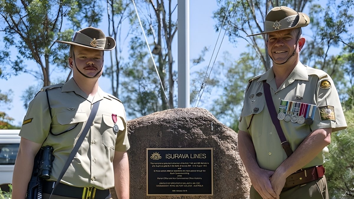 Redcliffe-raised father and son share proud moment at Army parade