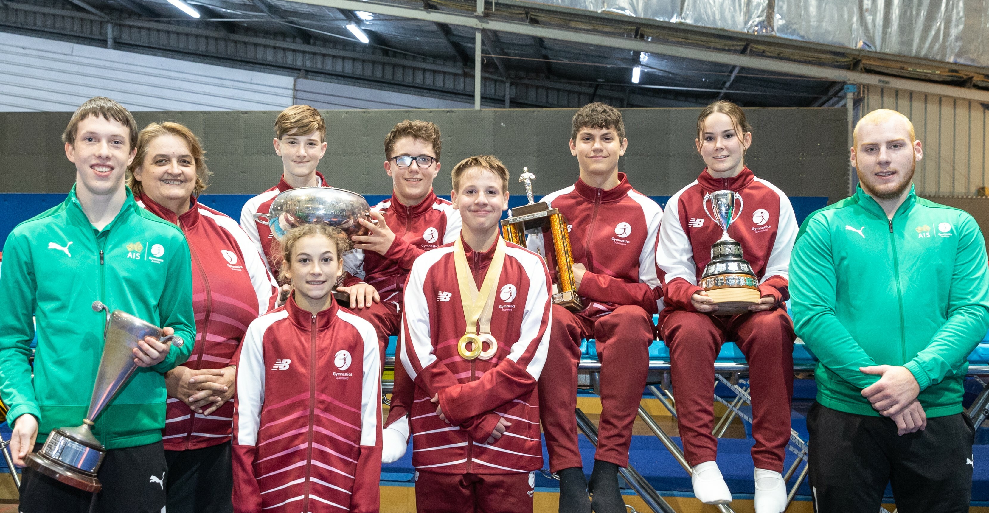 Golden show by young stars