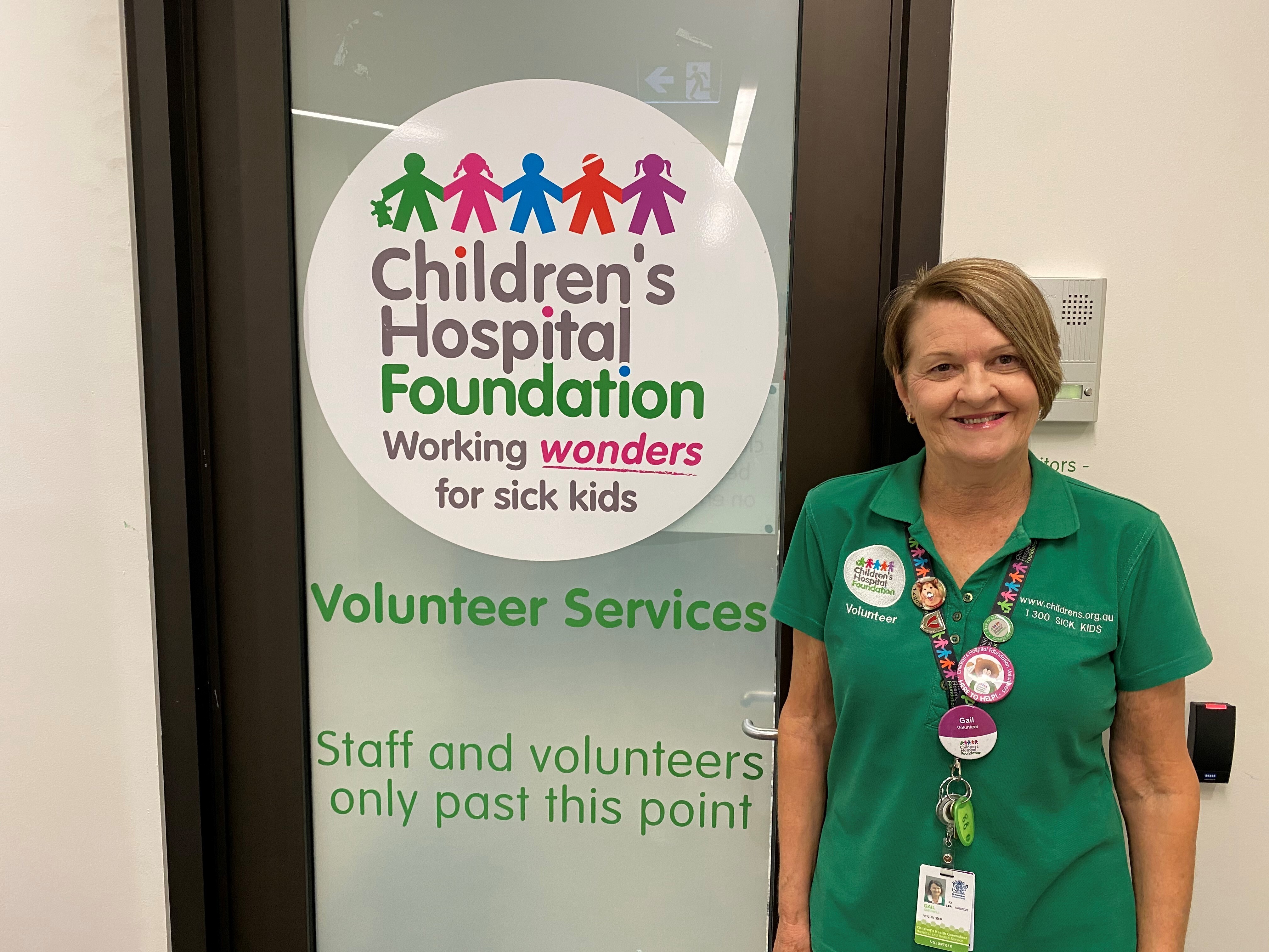Gail's simple message to volunteers: "Go for it"