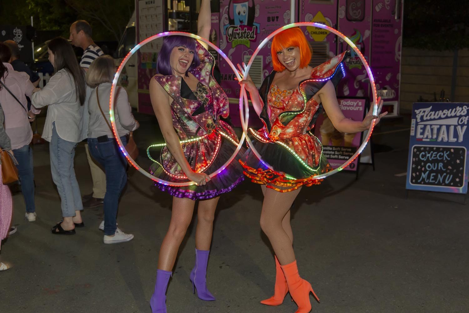 Night market back at sports club