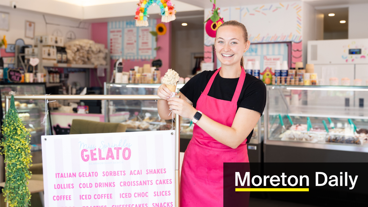 Gelato sprinkled with fun, love
