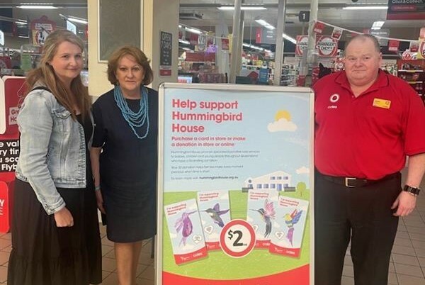 Coles' support for Hummingbird House