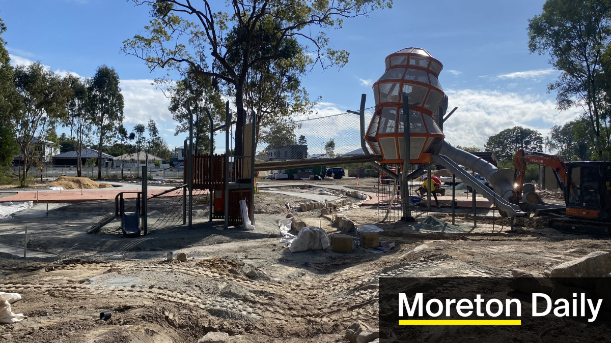 Finishing touches for new park