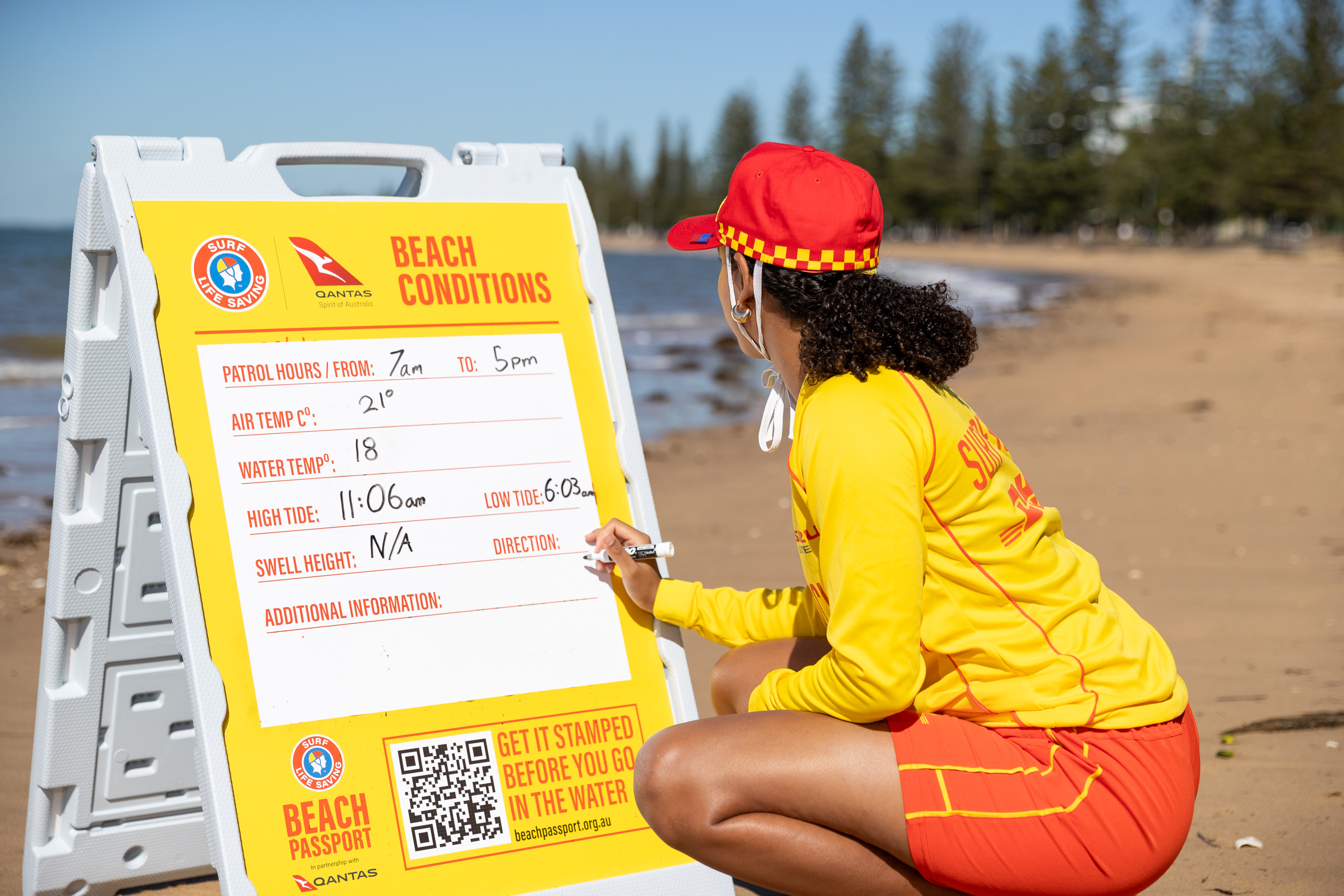 Redcliffe surf lifesavers hit the beach