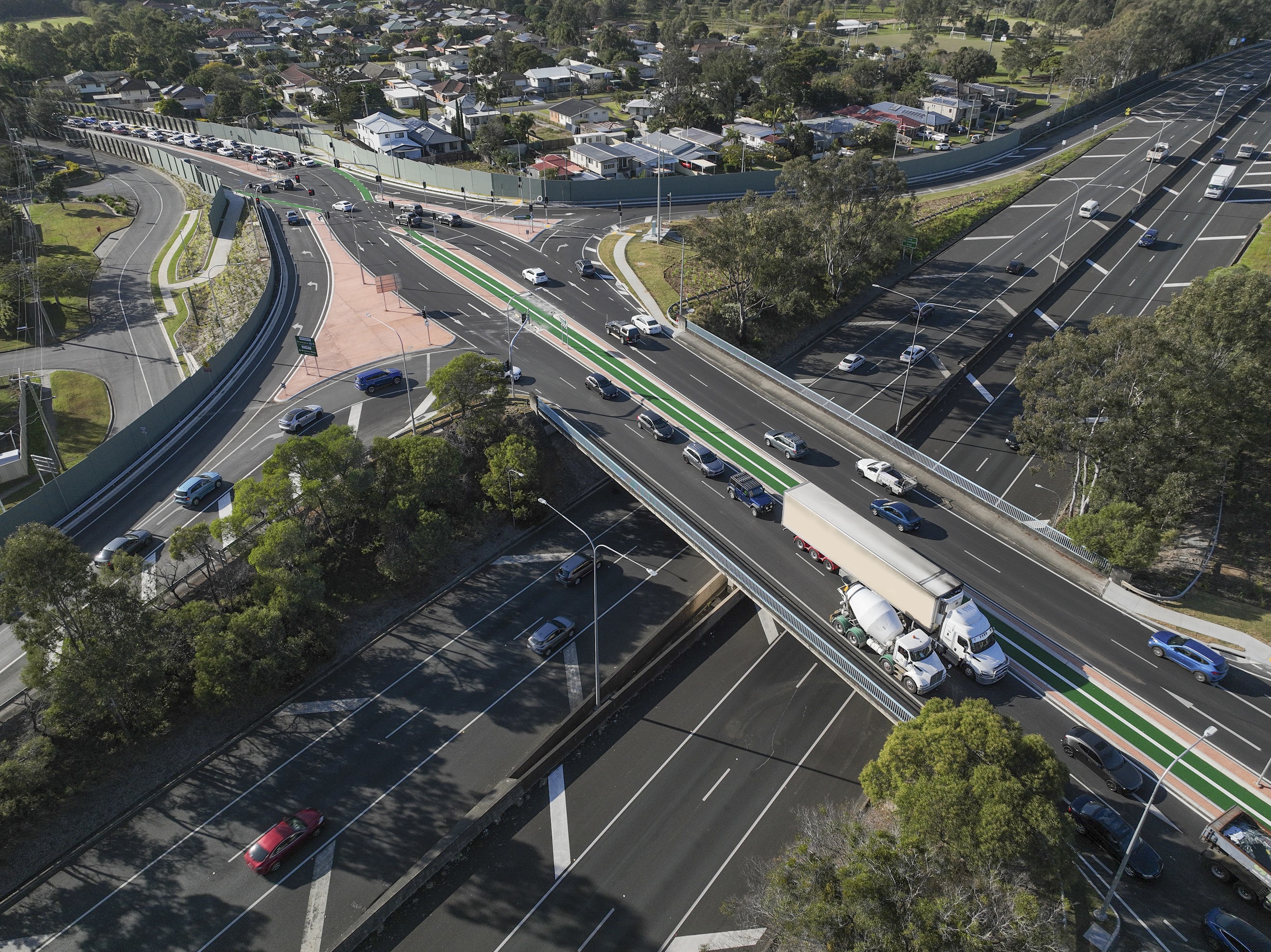 'Diamond' interchange shining bright