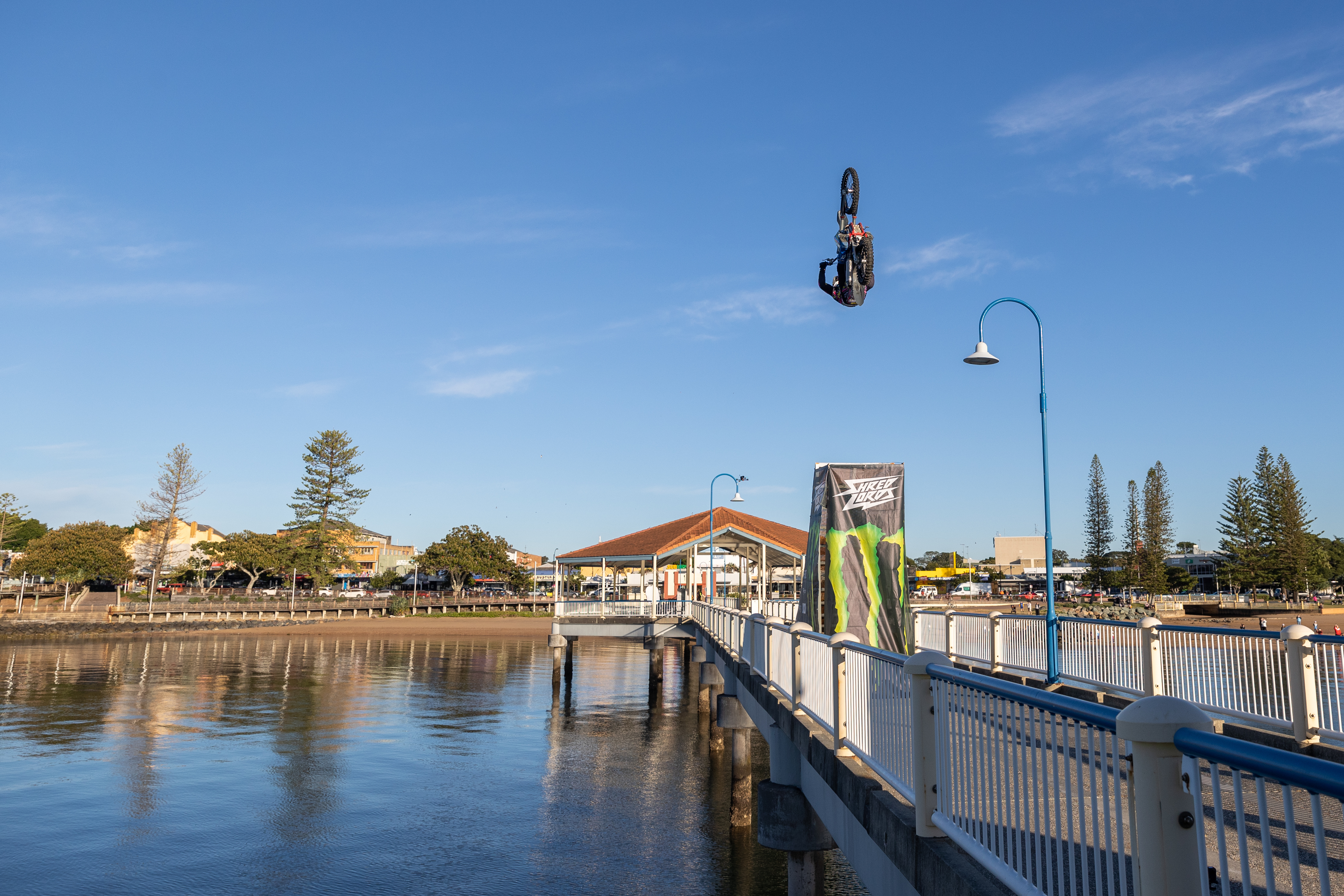 World first stunt on Redcliffe Jetty success