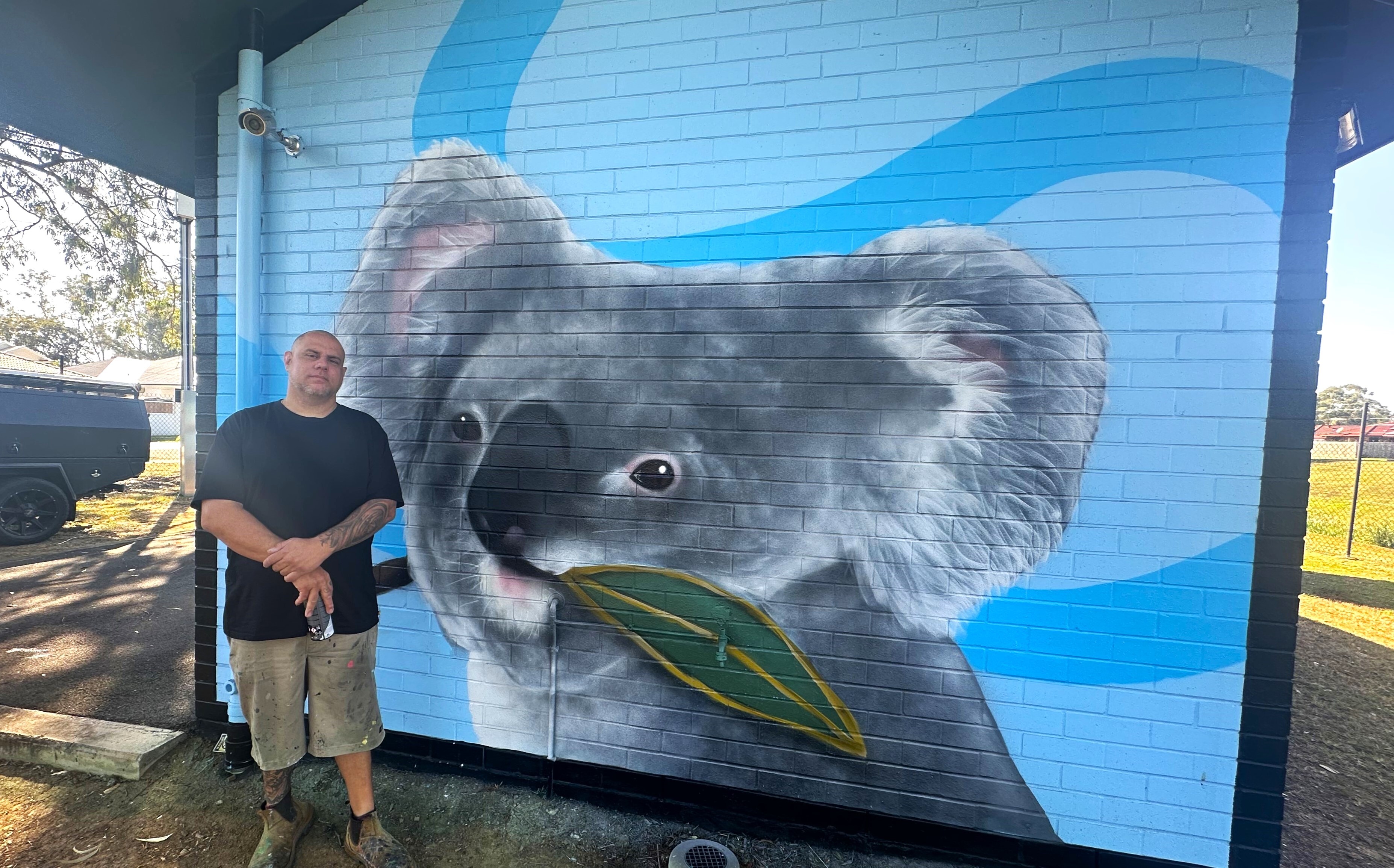 Dan's pump station mural unveiled