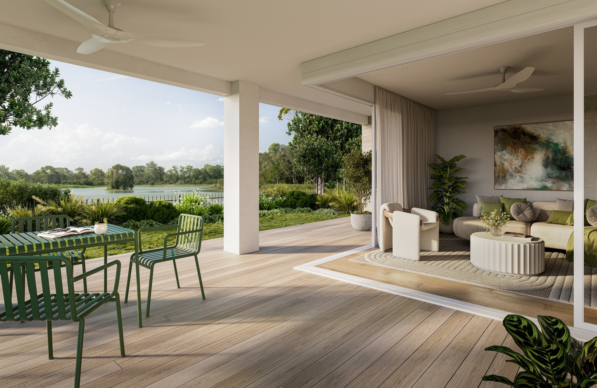 New lakeside living turns heads