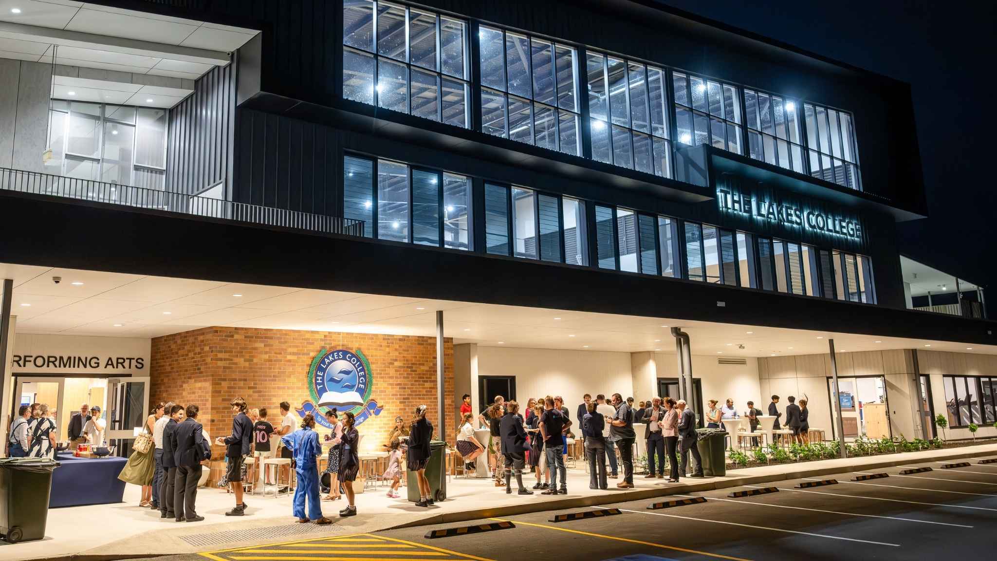 The Lakes College opens new performing arts precinct and gym