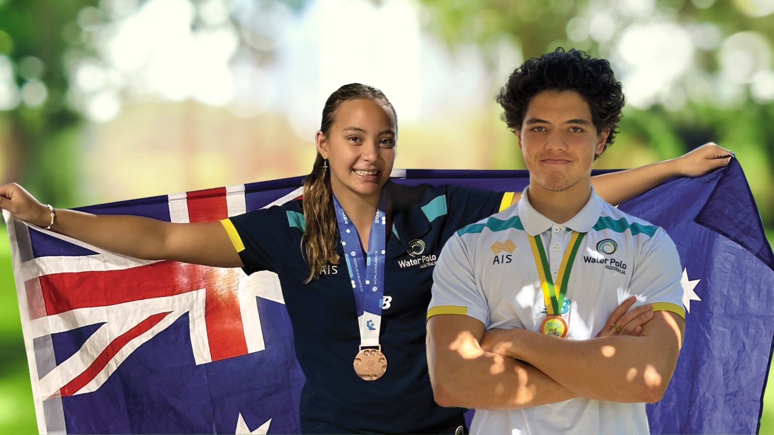 Water polo duo stars on world stage