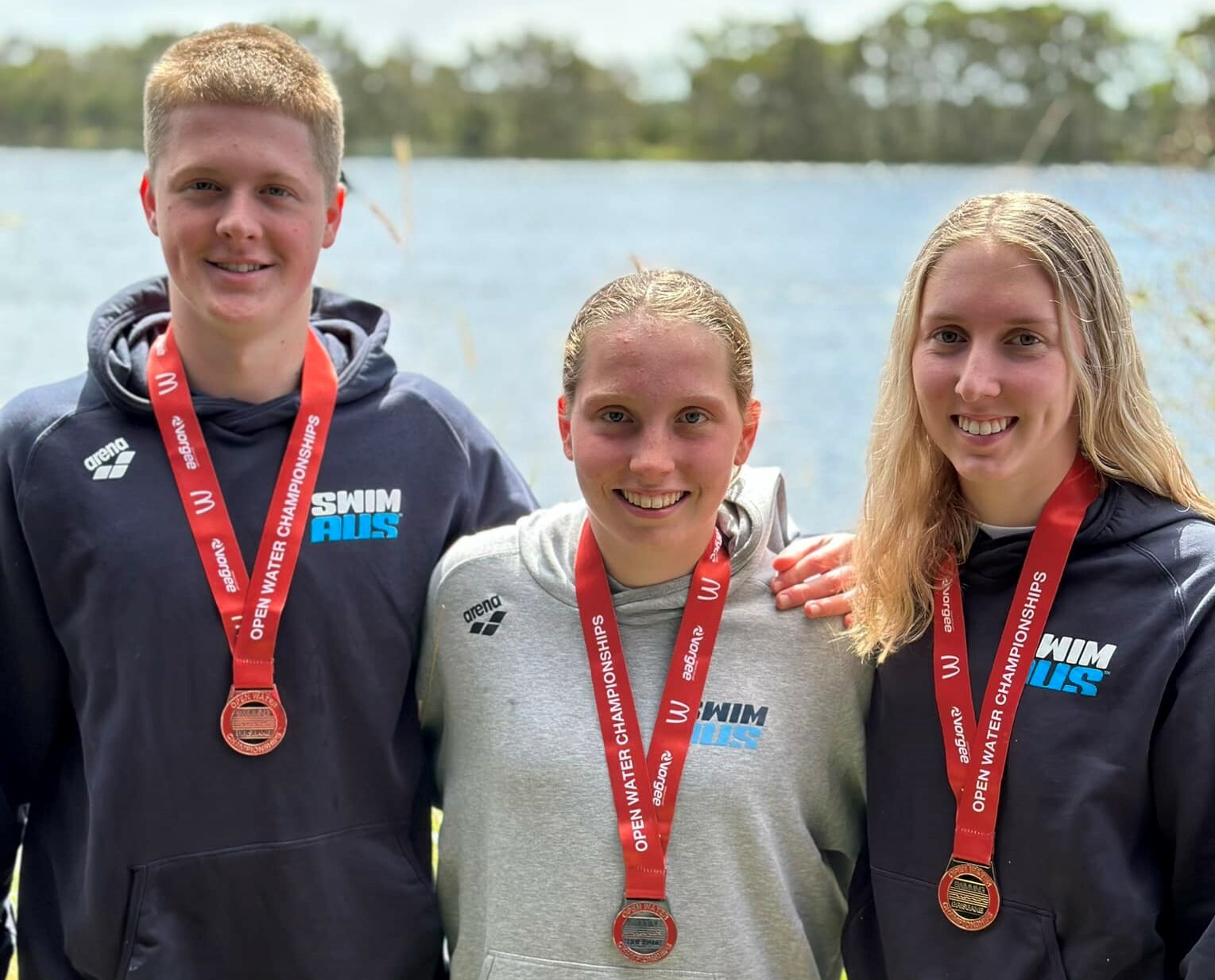 Grace celebrating 14-medal haul